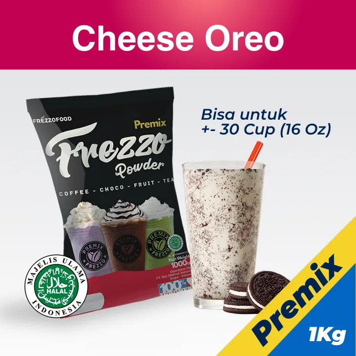 Bubuk minuman premix CHEESE OREO 1KG/Powder drink CHEESE OREO 1 kg ...