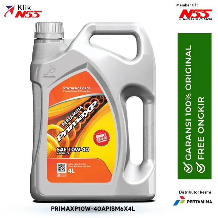 Oli Mobil Pertamina - PRIMA XP 10W-40 API SM 4L | Lazada Indonesia