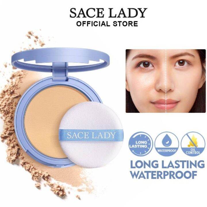 Sace lady oil control powder Face Waterproof Powder Oil Control Matte ...