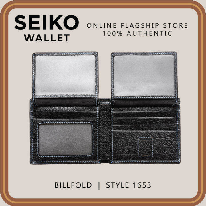 Seiko Wallet - Genuine Leather Billfold (Double Flap) 1653 | Lazada PH