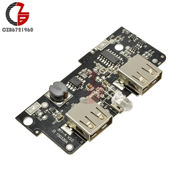 5V 2A Power Bank Charger Module Step Up Boost Power Supply Charging PCB ...