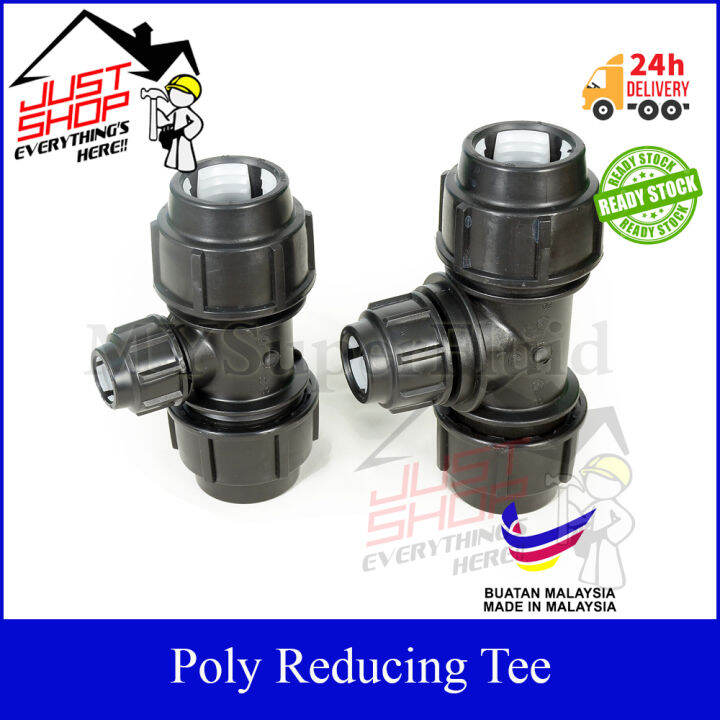 Poly Pipe Connector HDPE Poly Reducing Tee (SIRIM APPROVED) / Poly ...