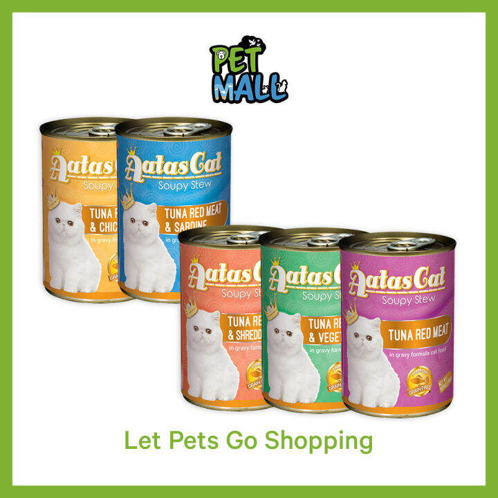 Aatas Cat Soupy Stew In Gravy Formula Wet Cat Food 400g | Lazada Singapore