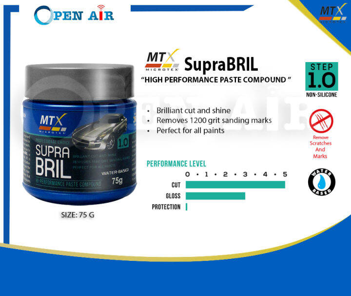 Microtex Supra Bril 75G High Performance Paste Compound | Lazada PH