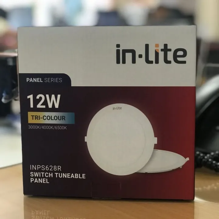 INLITE IN LITE LED Panel 12W Round IB TUNEABLE 3 WARNA - INPS628R-ST ...