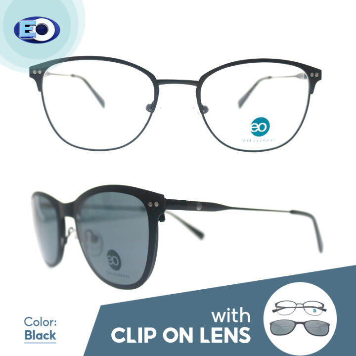 EO Eyewear Clip on Nectar Frame with Free Multicoated Lens / Non-graded ...