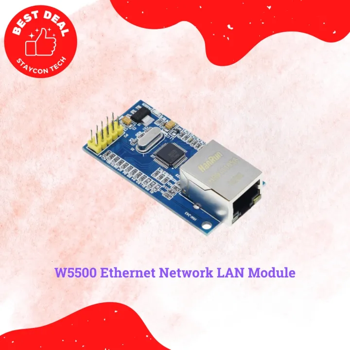 【Ready Stock】 W5500 LAN Ethernet Module for JuanFi | Lazada PH