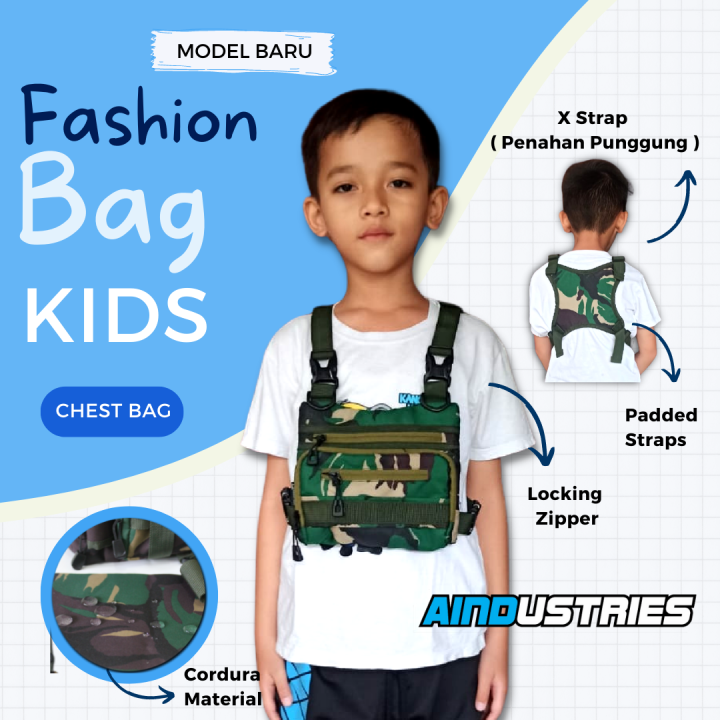 Tas Dada Army Tactical Anak Umur 5 tahun sampai 10 tahun | Lazada Indonesia