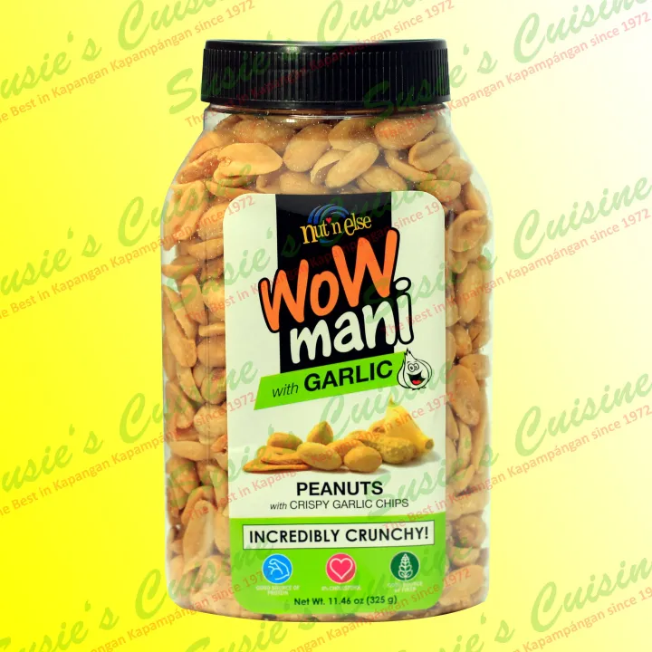 SC - Wow Mani with Garlic Peanuts with Crispy Garlic Chips (325grams ...