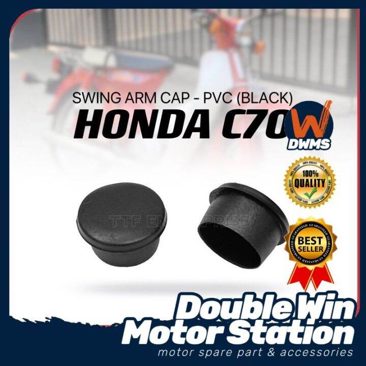 HONDA C70 SWING ARM CAP (BLACK) PVC | Lazada