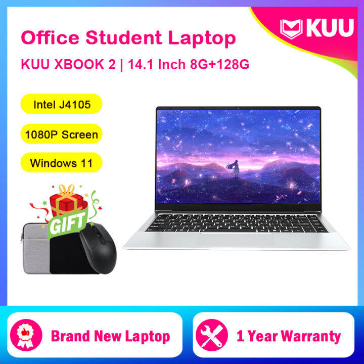 KUU Brand New Laptop XBOOK 2 14.1" IPS 1080P Display Intel Celeron ...