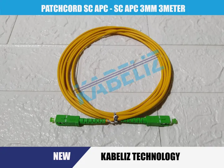 Patchcord Patchcore path core path cord sc apc kabel fiber optic single mode patch cord pathcore ...