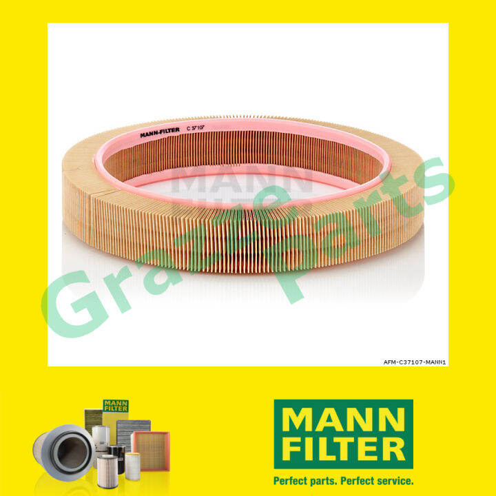 100% Original Mann Engine Air Filter C37107 C 37 107 LX58 for Mercedes Benz W123 S123 C123 230 E ...