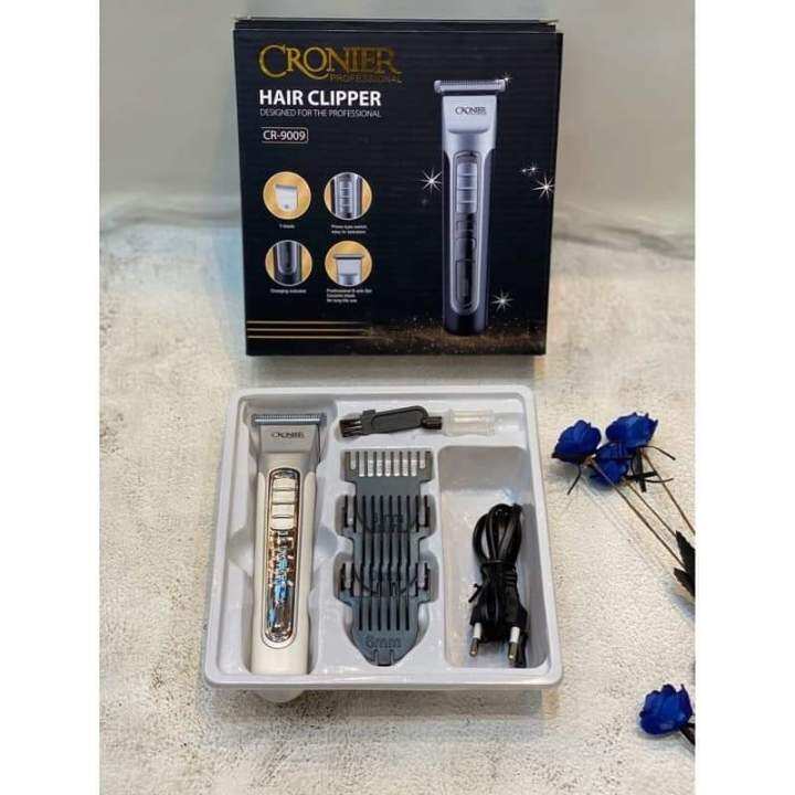 CRONIER Portable Wireless Rechargeable Professional Hair Razor /Trimmer ...
