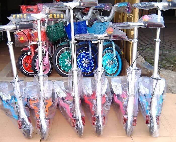 Skuter Otoped Anak Dual Pedal / Otoped Besi / Skuter Otoped Injak ...