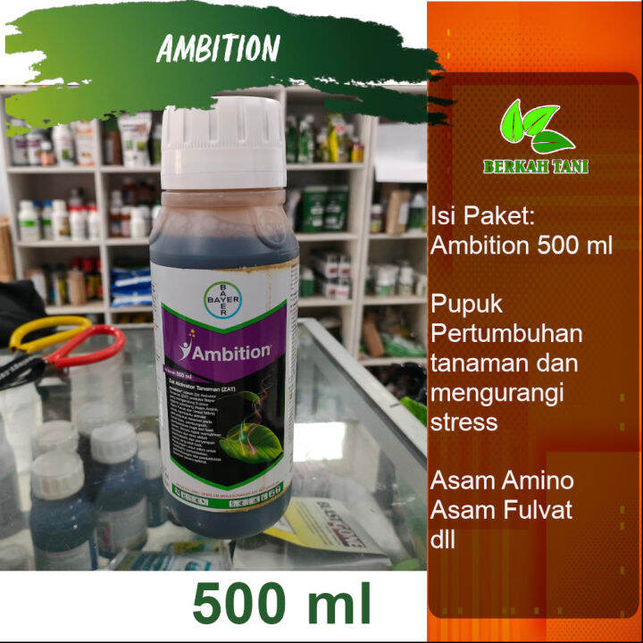 Ambition 500 ml Pupuk Asam Amino Asam Fulvat Lengkap | Lazada Indonesia