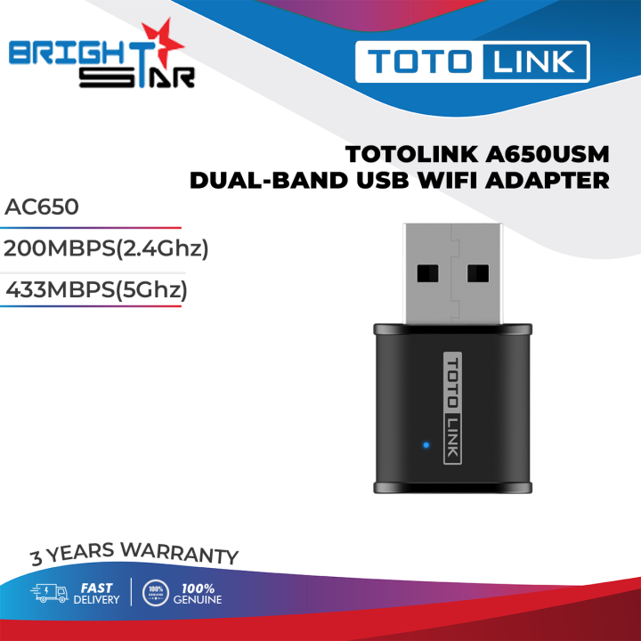 Totolink A650Usm Dual-Band Usb Wifi Adapter | Lazada