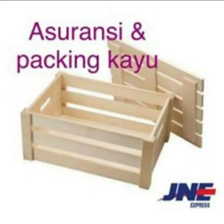 Packing Kayu khusus pengiriman via : JNE JTR | Lazada Indonesia