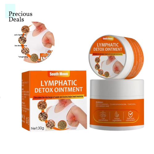 Lymphatic Detox Cream Neck Lymph Patch Anti-Swelling Herbs Ointment ...
