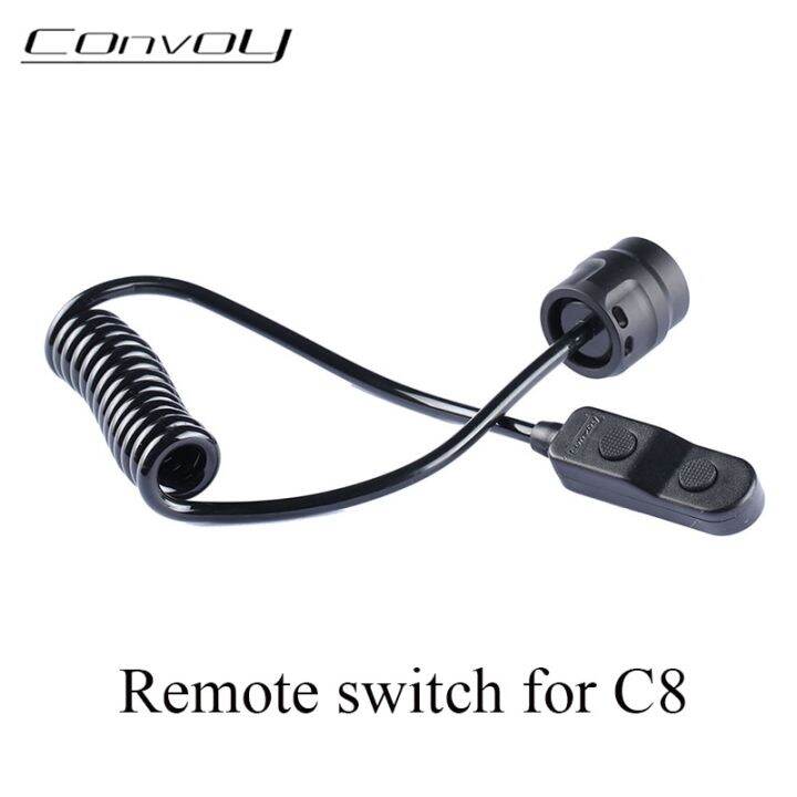 Flashlight Remote Switch With Convoy C8 Tail Suitable For C8 C8+ Flash ...