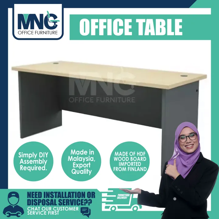 GT127-4'W Office Table / Office Desk / Computer Desk / Computer Table ...
