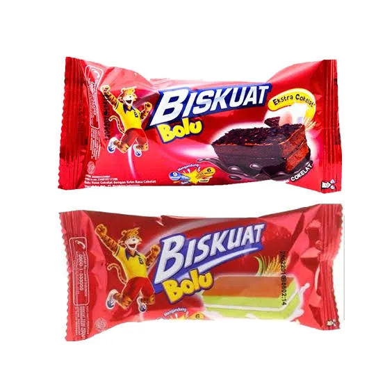 Snack biskuat bolu coklat dan susu ( 1 box isi 12) cemilan enak dan ...