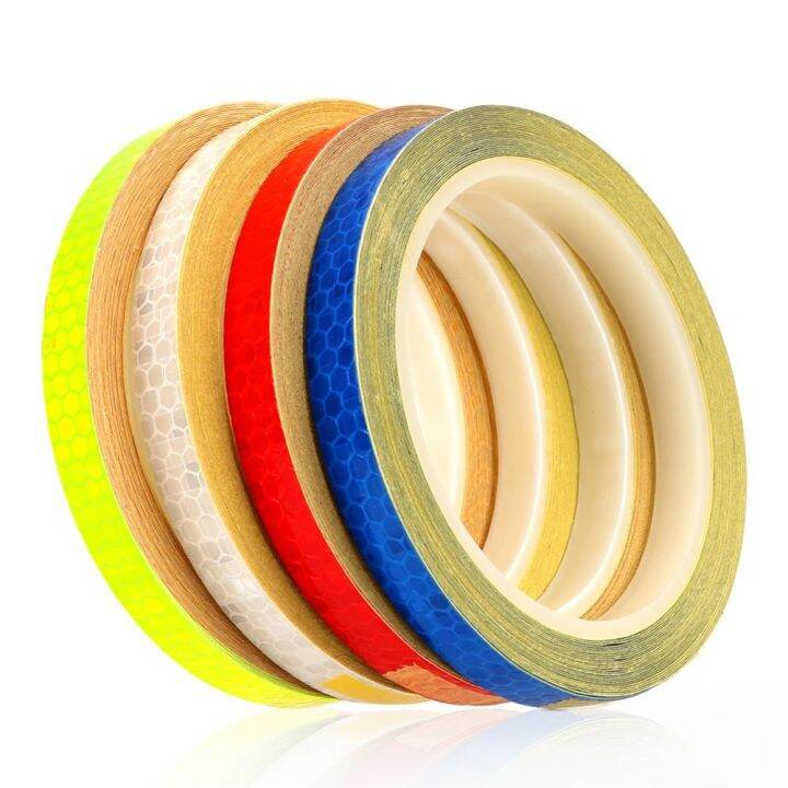 【CW】 Reflective Tape Wheels Reflect Fluorescent Stickers Sticker Strip ...