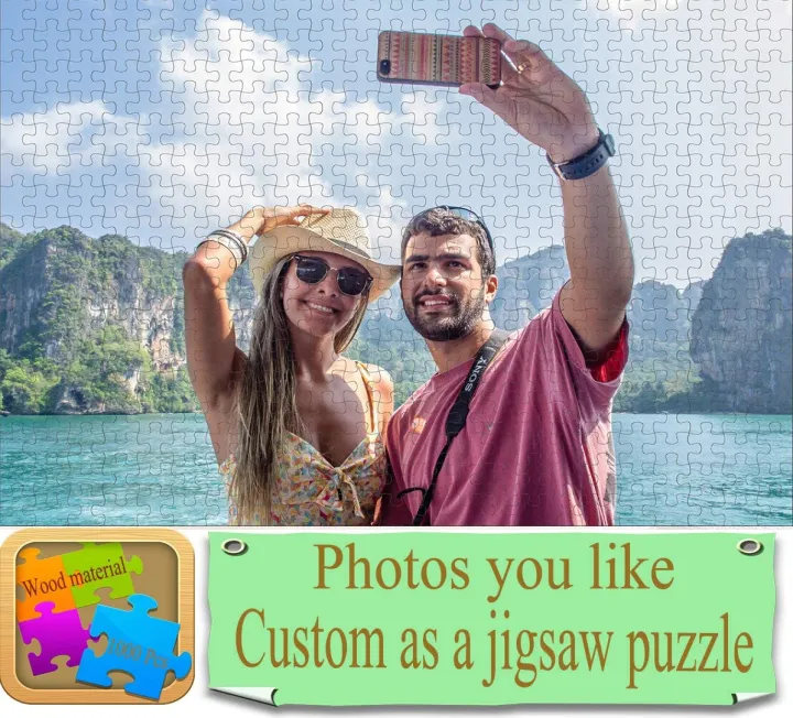 Personalized Puzzle Custom Personalized Jigsaw Puzzle with Your Personal Vertical Photo or Art ...