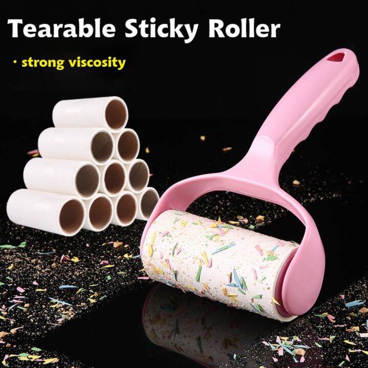 Universalhubph Clothing Sticky Roller Sticky Dust Paper Tearable ...
