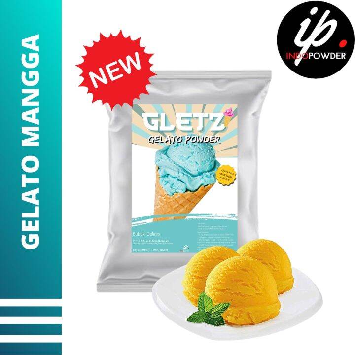 GELATO MANGGA 1Kg I Bubuk GELATO MANGGA I GELATO POWDER 1Kg | Lazada ...