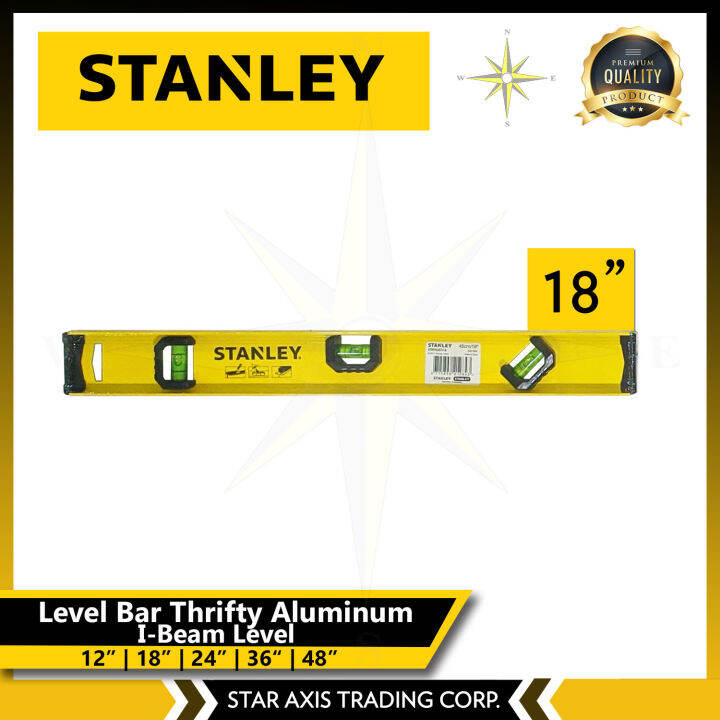 Stanley Level Bar Thrifty Aluminum I-Beam Level 18" (42-073) | Lazada PH