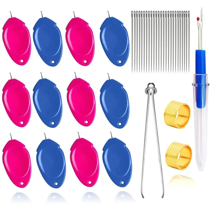 Needle Threaders,41 Pcs Simple Threader,Upgrade Needle Threader Tool ...
