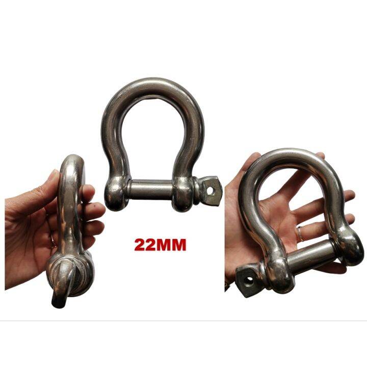 MG Machinery Stainless Bow Type Shackle 22MM | Lazada PH