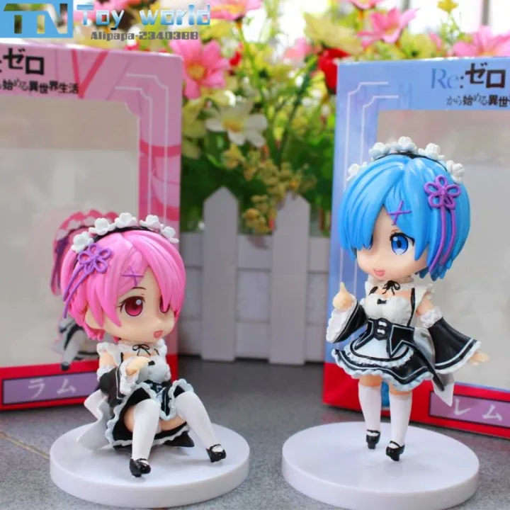 Re Life in a different world from zero Rem Ram Action figure 10cm Q ...