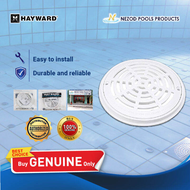 HAYWARD SP1030 MAIN DRAIN COVER 8" DIA WHITE - SWIMMING POOL ...