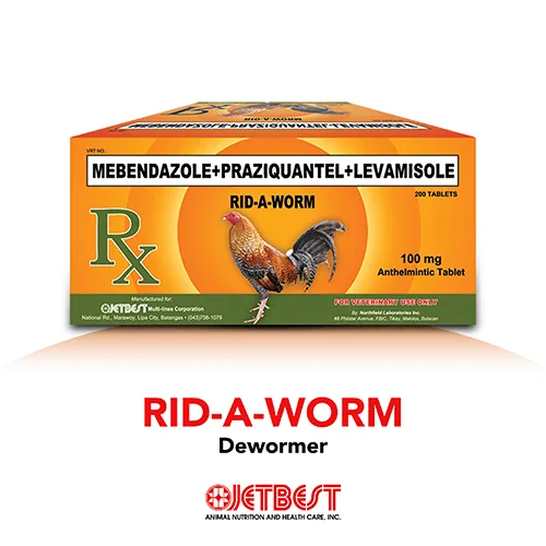 Rid-A-Worm (Mebendazole+Praziquantel+Levamisole) | Lazada PH