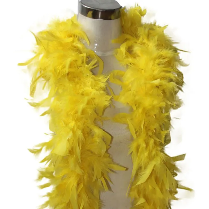 (Dickey) ขายร้อนคุณภาพ White Feather Boa Flapper Hen Night Burlesque ...