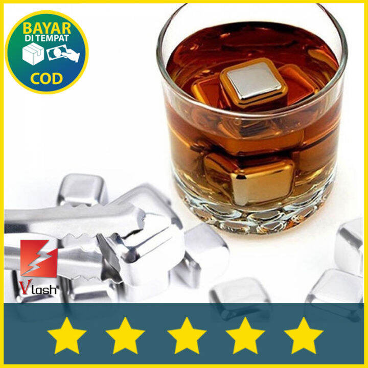 Es Batu Stainless Silver Bahan Besi Tahan Karat Anti Karat Aman - Ice ...