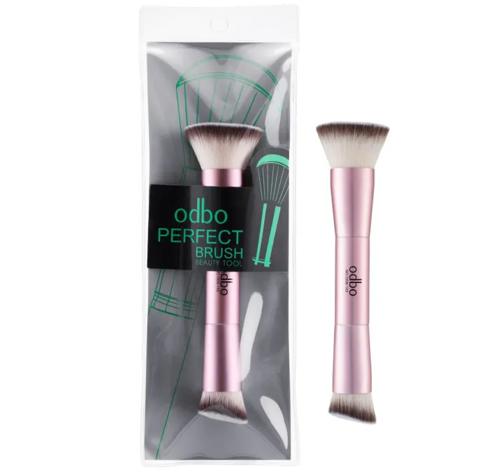 ODBO PERFECT BRUSH BEAUTY TOOL OD8-143 แปรงปัดเอนกประสงค์ หัวแปรง 2ด้าน | Lazada.co.th