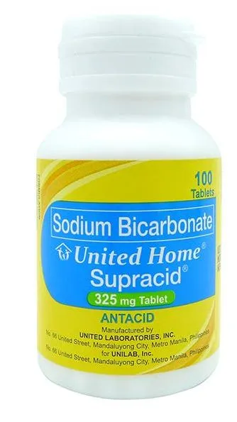 United Home SUPRACID antacid tablets in a bottle | Lazada PH