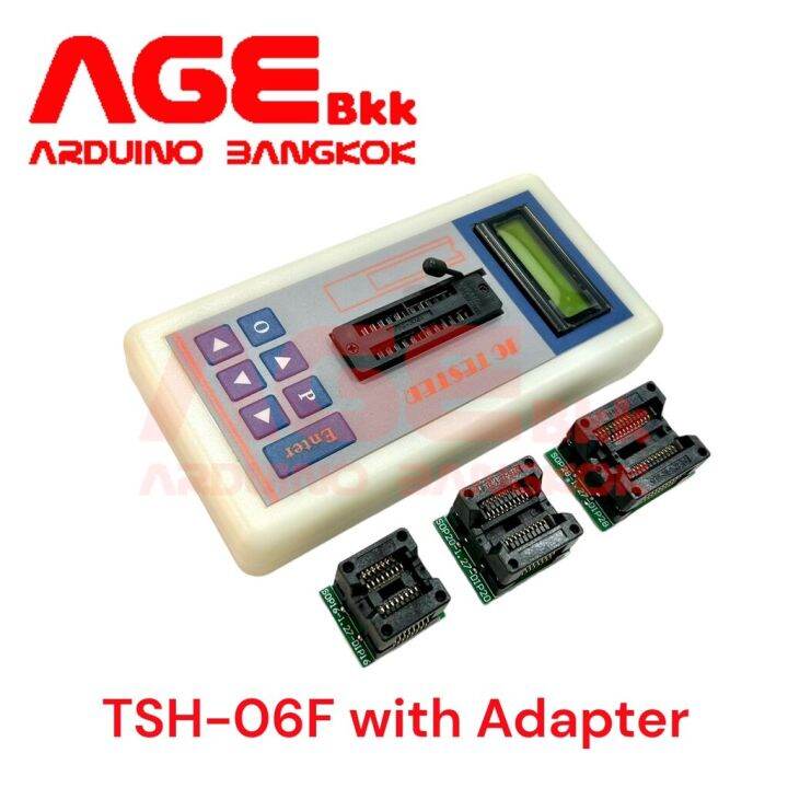 IC Tester Meter, TSH-06F with Adapter เครื่องวัดและทดสอบไอซีแบบ ...