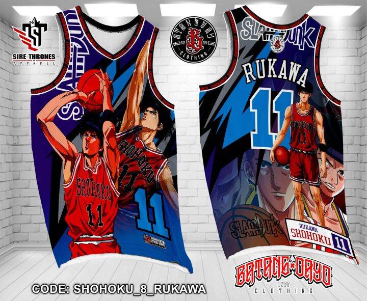 SHOHOKU 8 RUKAWA JERSEY | Lazada PH