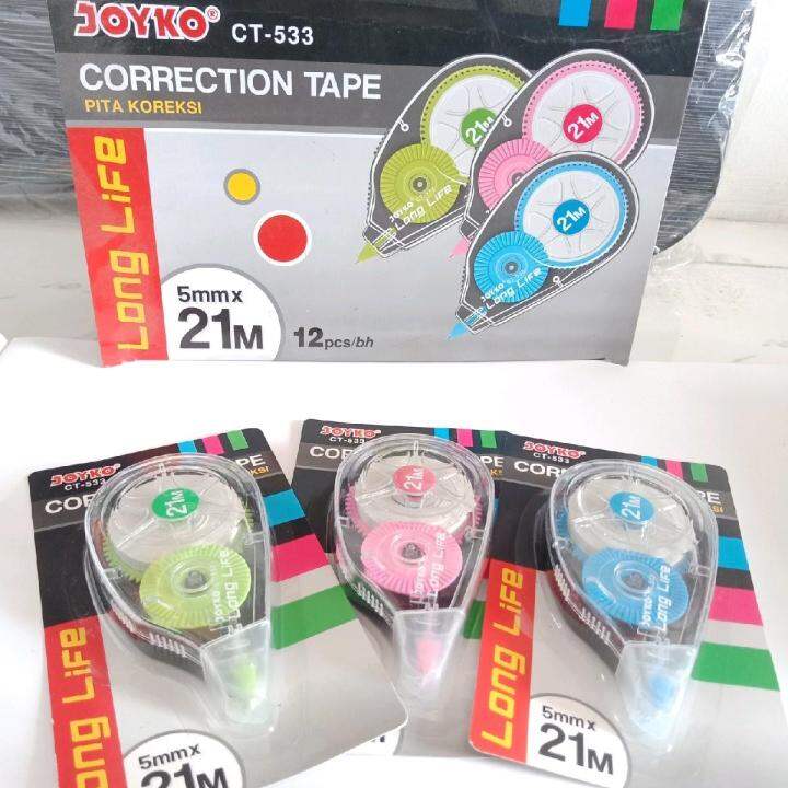 TipeX Roll Joyko CT-533/Correction Tape Joyko CT-533/TipeX Kertas ...