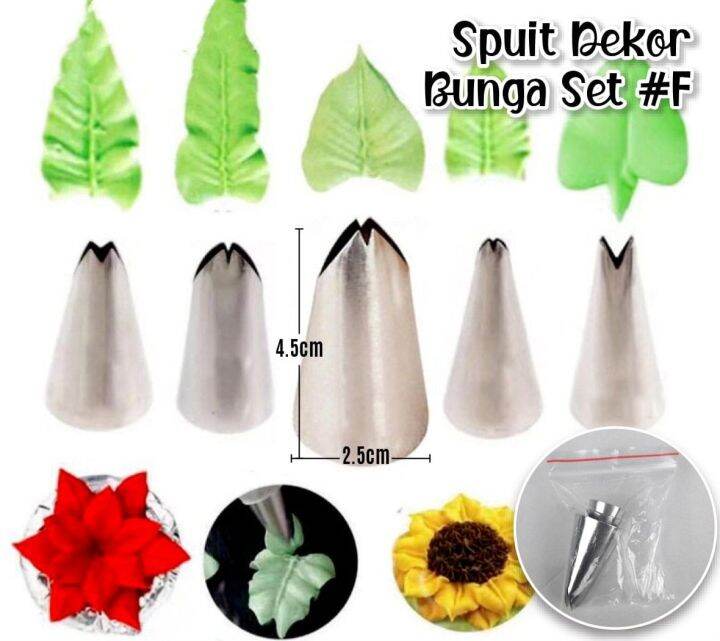 Spuit Daun - spuit set daun impor - spuit kelopak daun - spuit set F ...