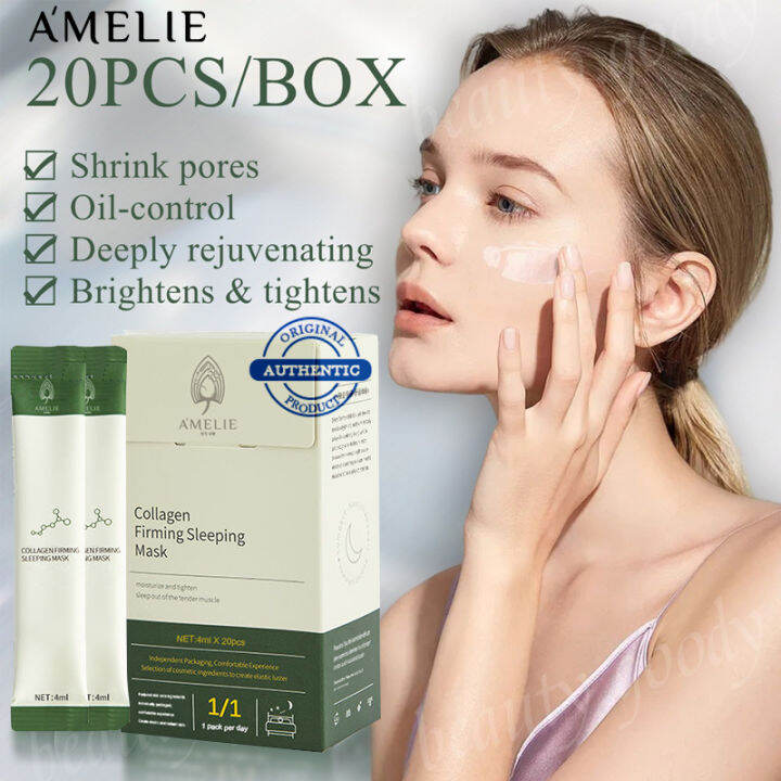 AMELIE Original Collagen Firming Sleeping Mask No-Cleaning Hydrating ...