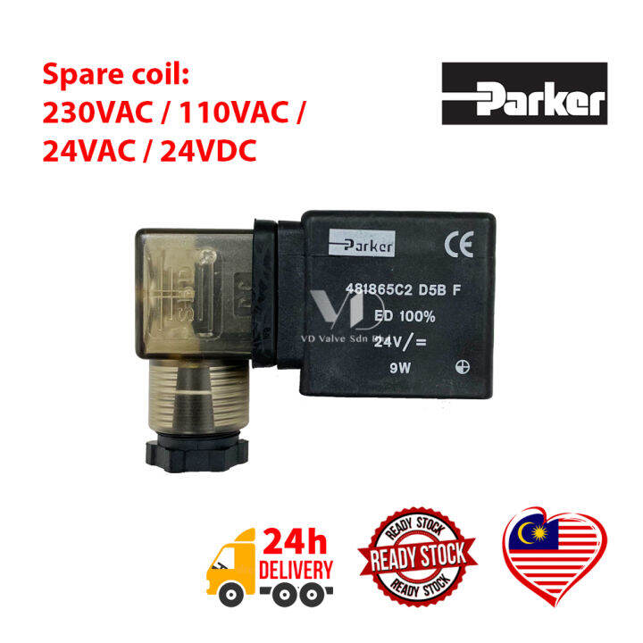 [READY STOCK!] PARKER Solenoid Coil 481865 Series | 4818653D / 481865C2 ...