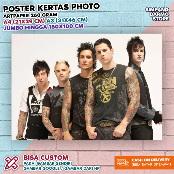 Poster Avenged Sevenfold / A7X Terbaru Tersedia Berbagai Ukuran A4 A3 ...