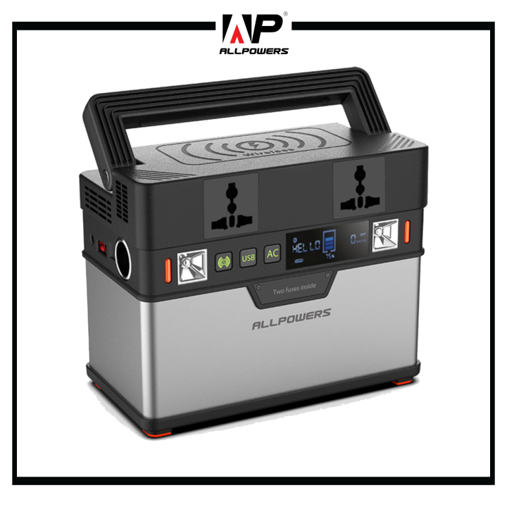 ALLPOWERS 300W 288wh Wireless Solar Power Station | Lazada