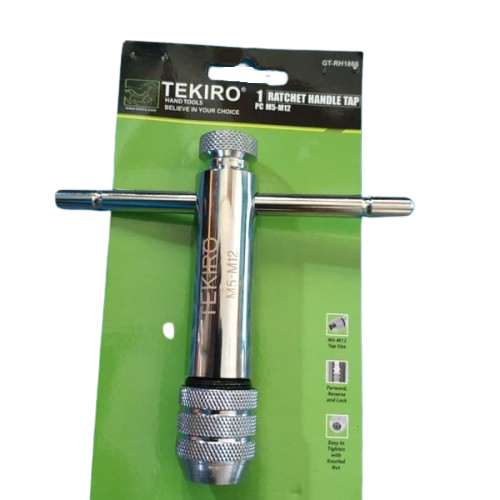 Tekiro gagang hand tap merk tekiro model rachet M5-M12 gagang tap ...