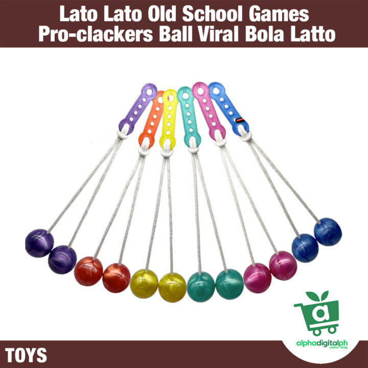 Lato Lato Viral Old School Games Pro-clackers Ball Viral Bola Latto ...